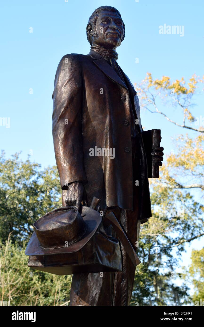 Stature of Denmark Vesey, 1767-1822, who led a failed slave revolt in ...