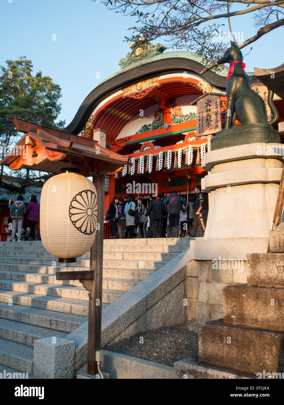 Statue fushimi inari shrine kyoto hi-res stock photography and images ...