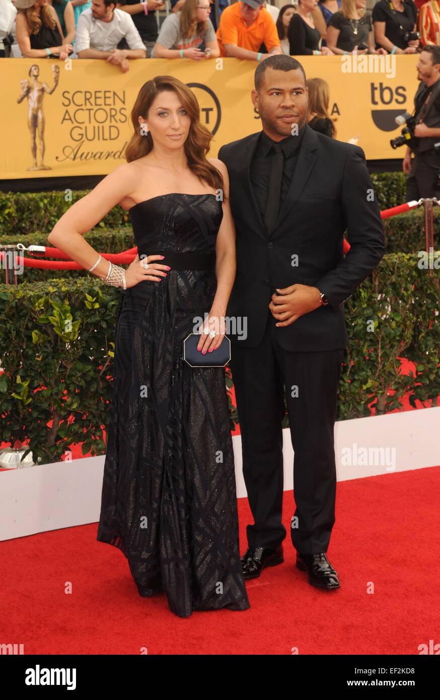Los Angeles, CA, USA. 25th Jan, 2015. Chelsea Peretti, Jordan Peele at ...