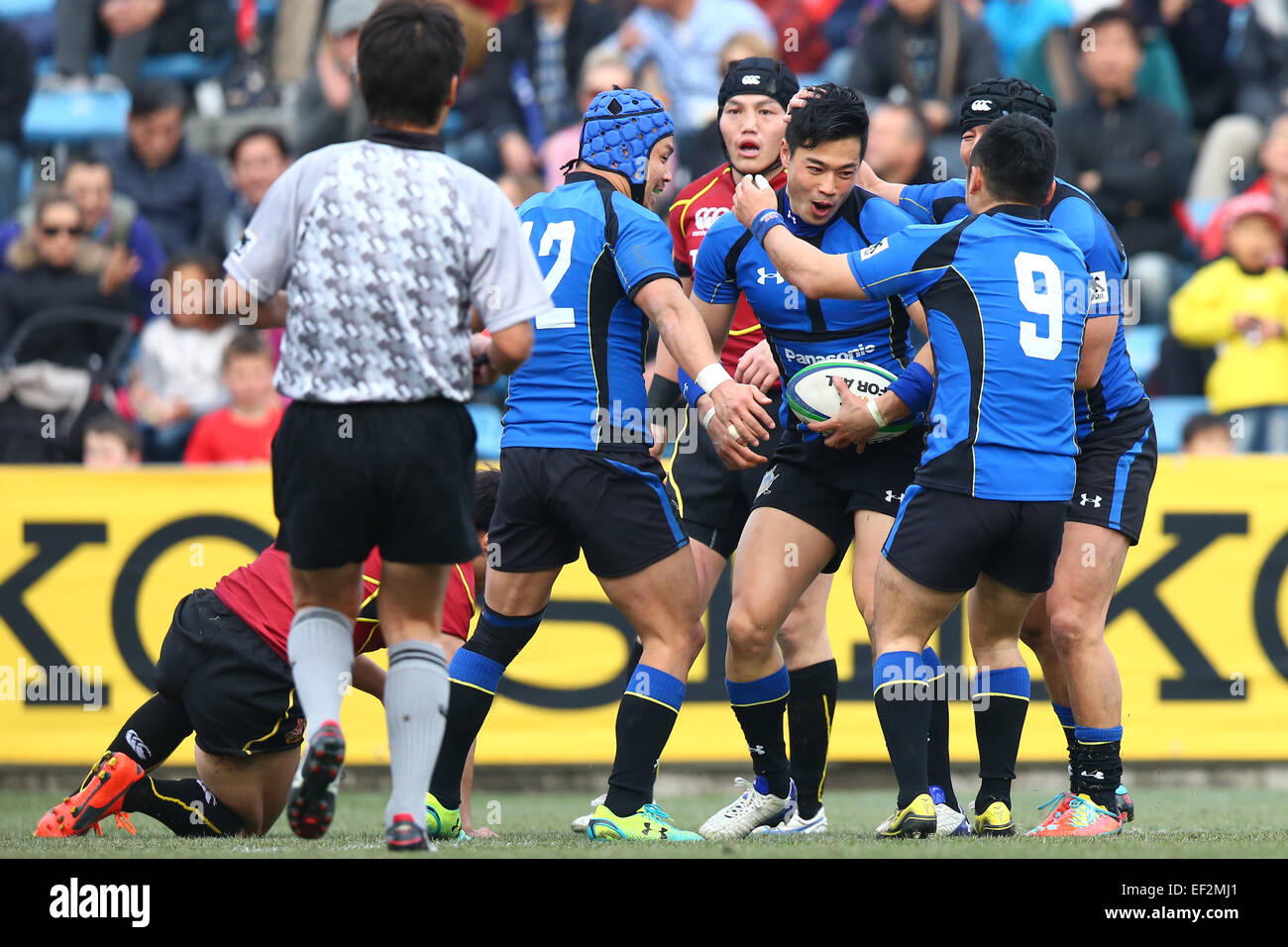 Panasonic Wild Knights team group (Panasonic), JANYUARY 25, 2015 ...