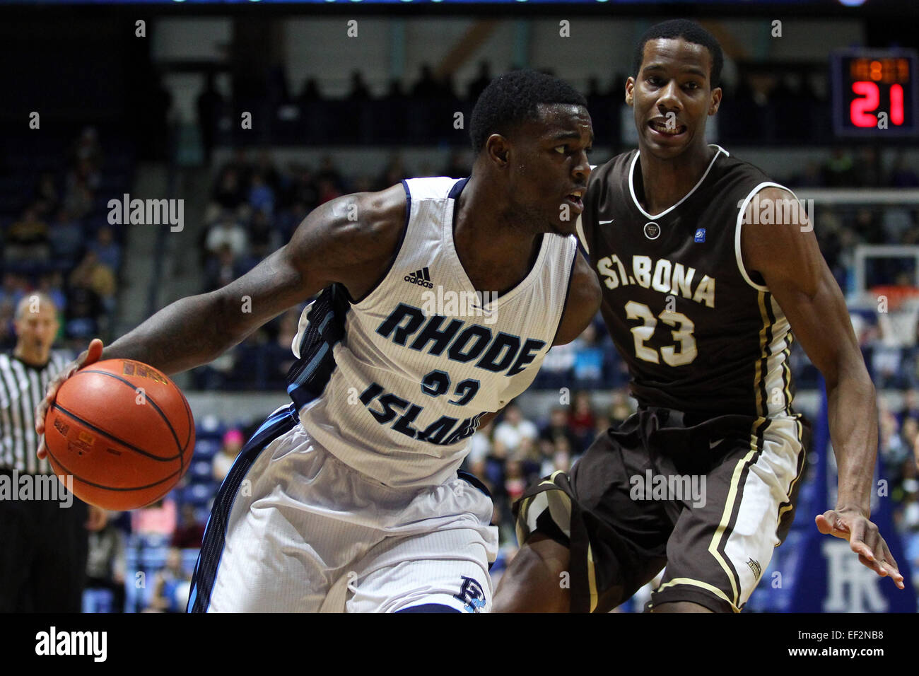 Kingston, Rhode Island, USA. 25th Jan, 2015. Rhode Island Rams guard ...