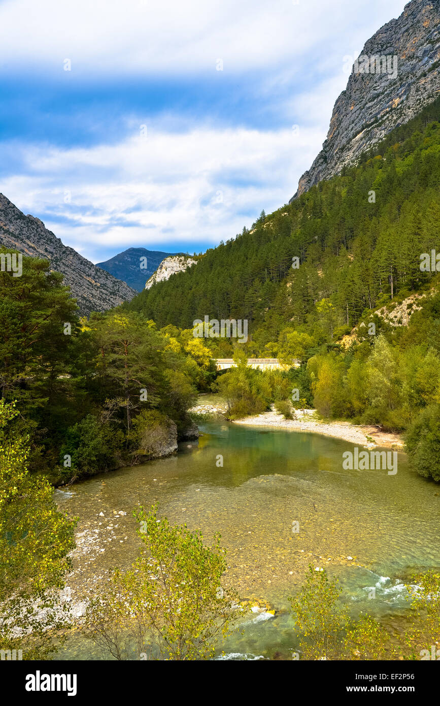 gorges de verdon in high provence france Stock Photo - Alamy