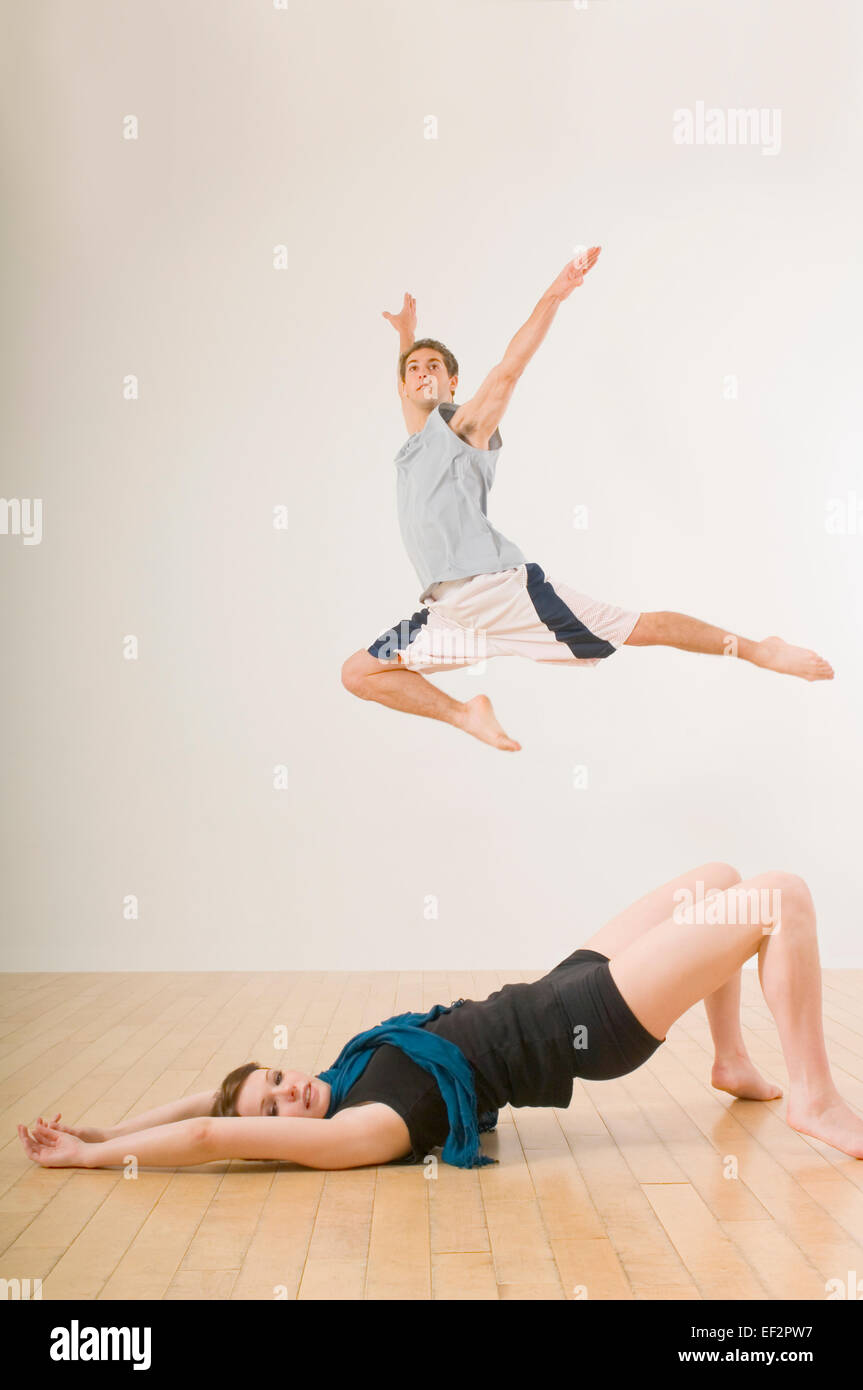 Two ballet dancers Stock Photo - Alamy