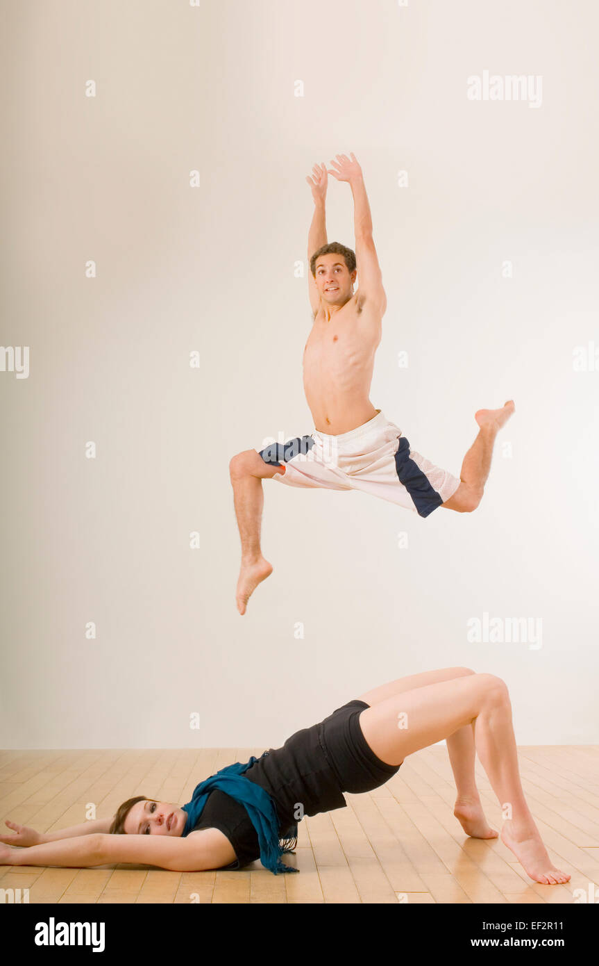Two ballet dancers Stock Photo - Alamy