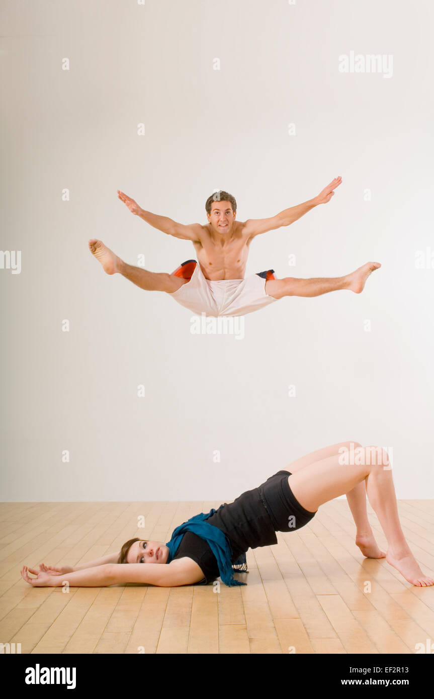 Two ballet dancers Stock Photo - Alamy