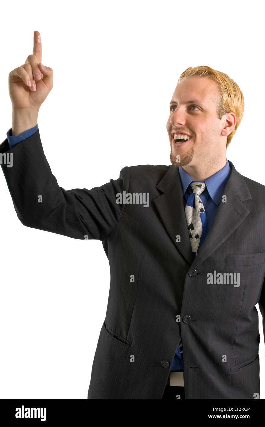 Businessman with an idea Stock Photo - Alamy