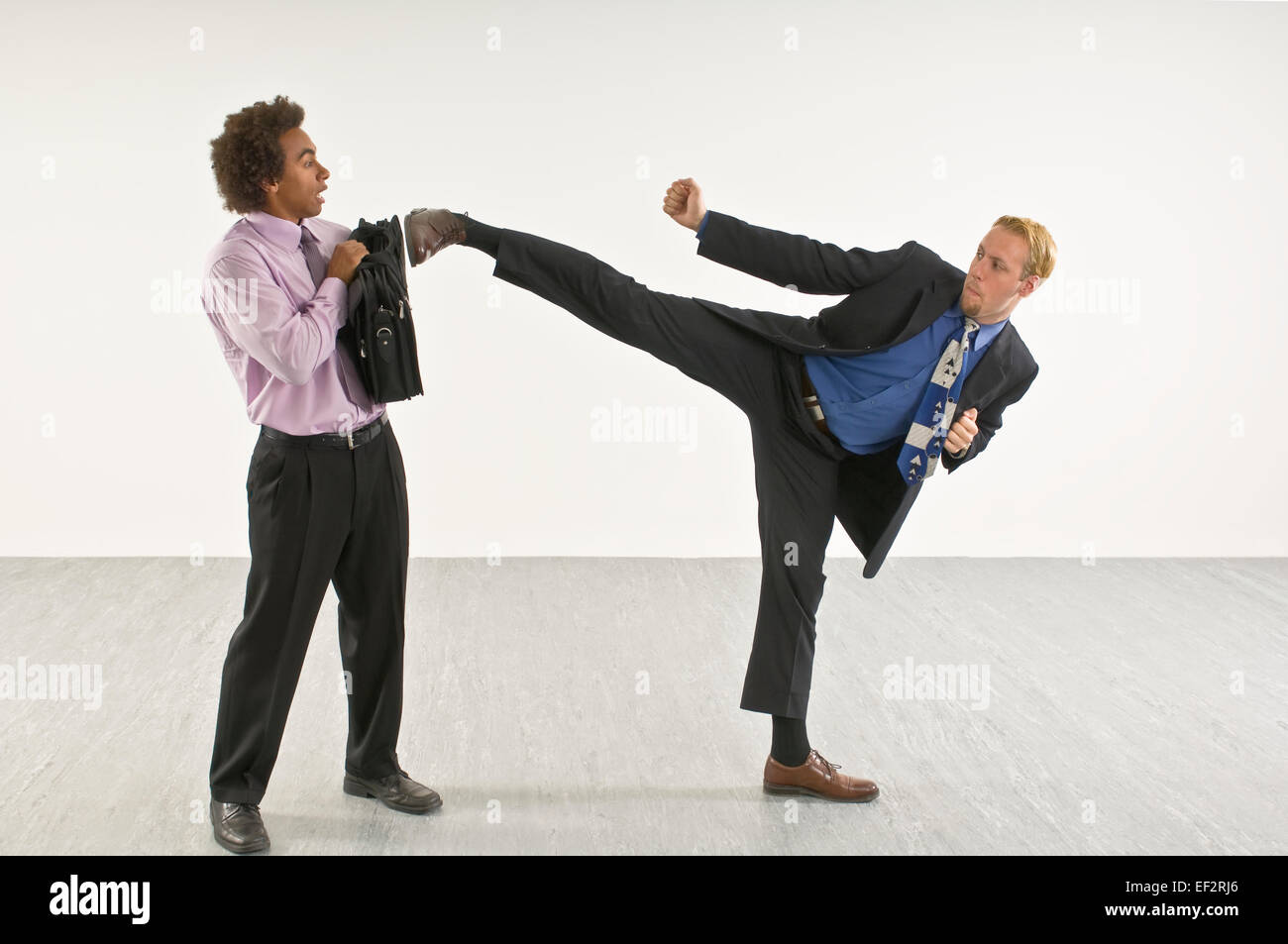 Business female kick hi-res stock photography and images - Alamy