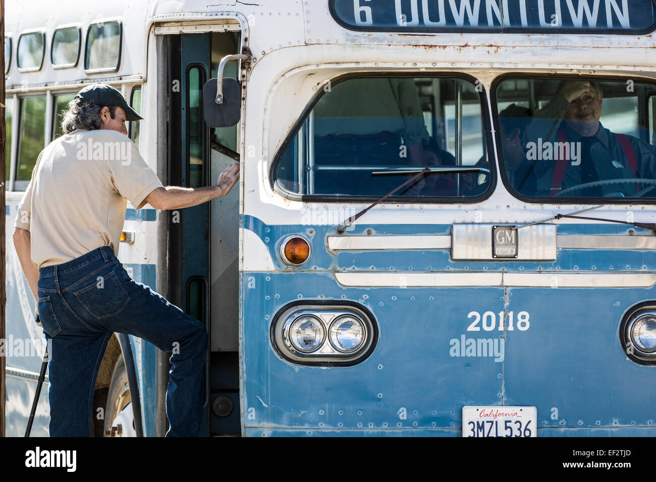 Getting On Bus High Resolution Stock Photography and Images - Alamy