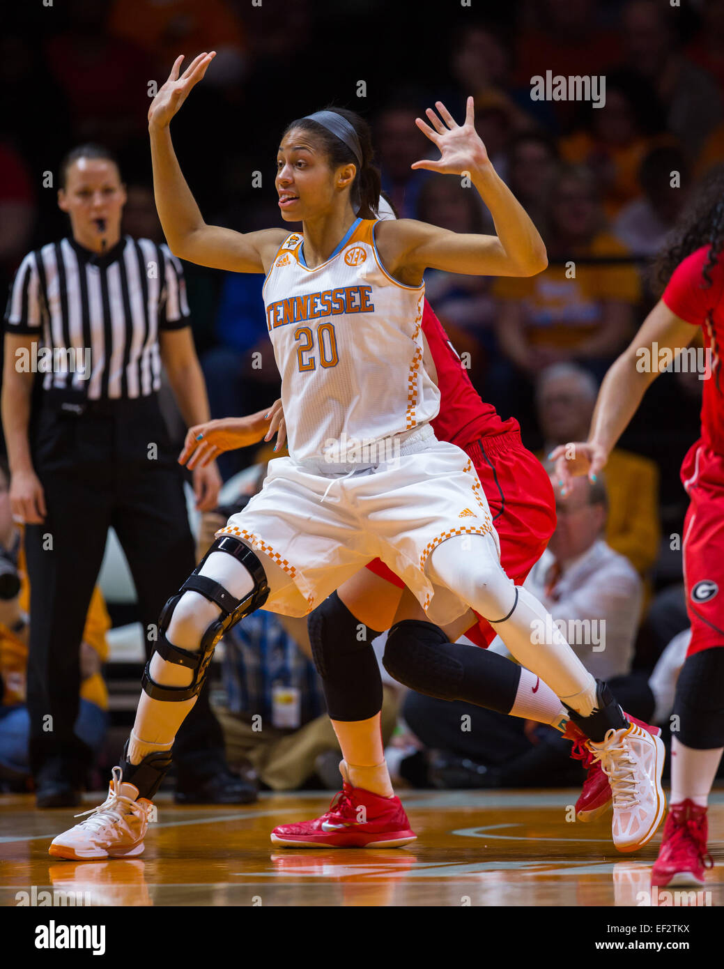 January 25, 2015: Isabelle Harrison #20 of the Tennessee Lady ...