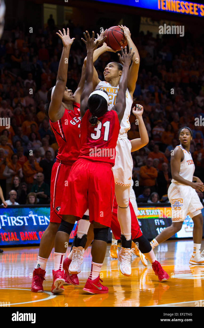 January 25, 2015: Isabelle Harrison #20 of the Tennessee Lady ...
