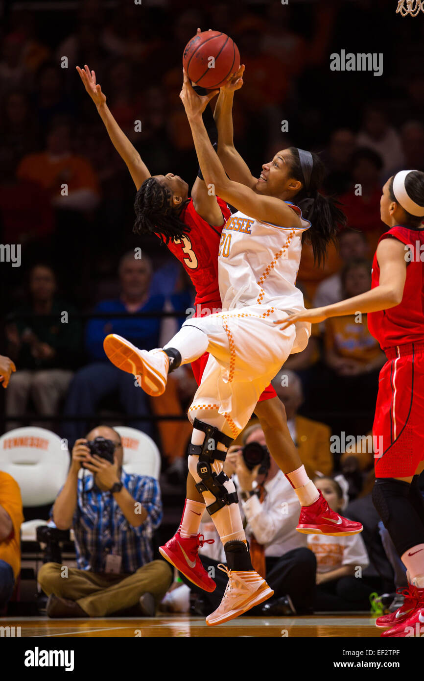 January 25, 2015: Isabelle Harrison #20 of the Tennessee Lady ...