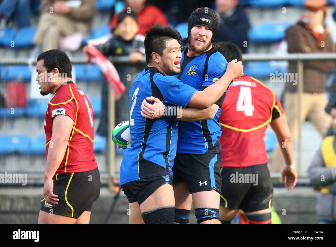 (L-R) Shota Horie (Panasonic), Daniel Heenan (Panasonic), JANYUARY 25 ...