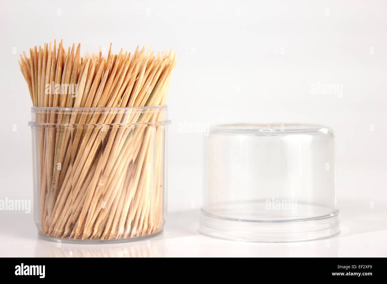 Bundle of toothpick on a white background Stock Photo - Alamy