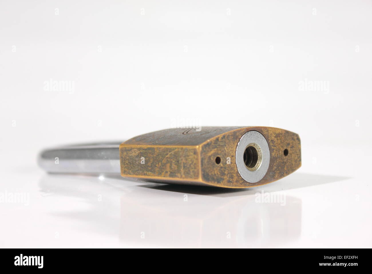 Heavy duty lock for doors and simple protection Stock Photo - Alamy