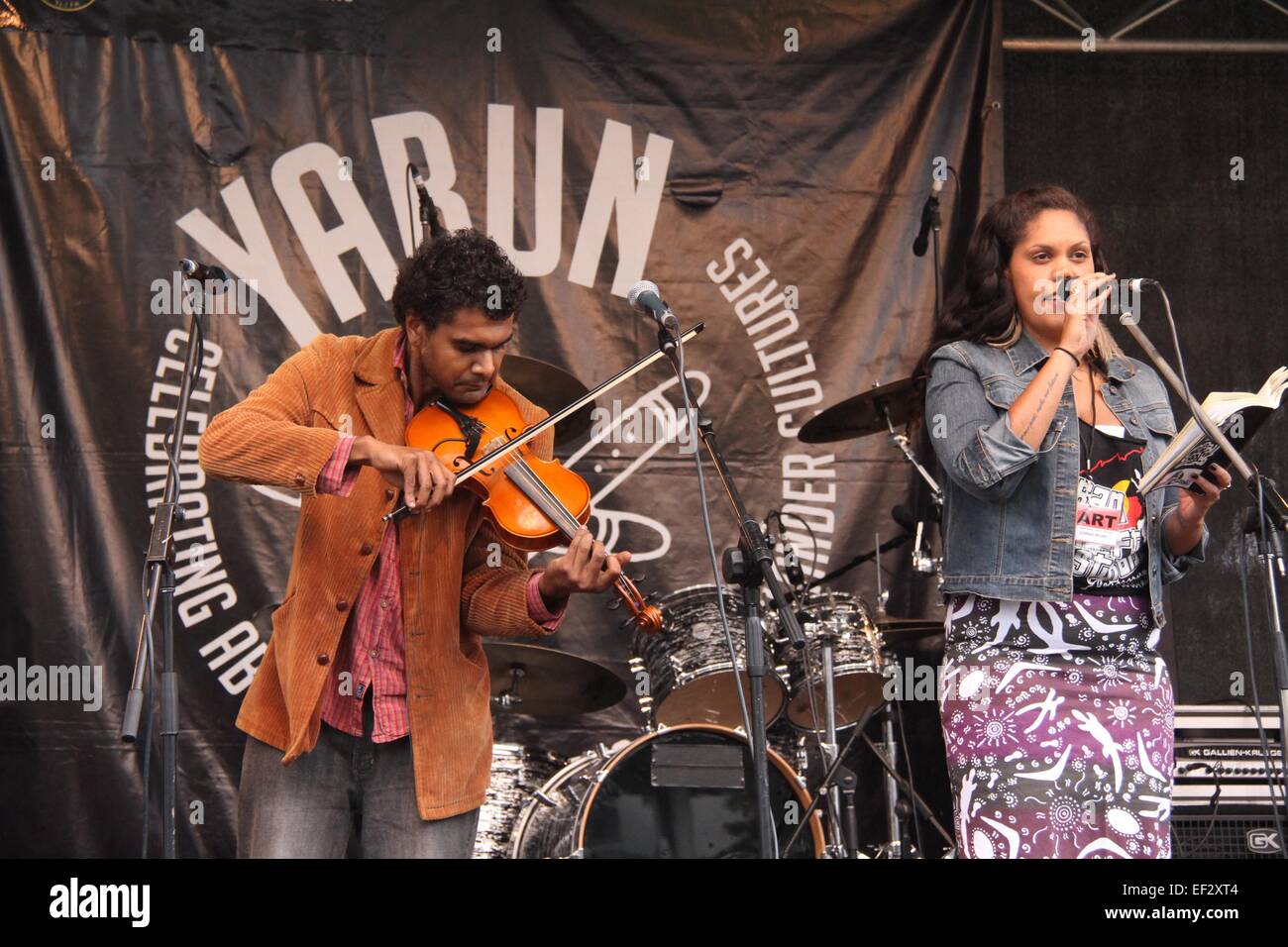 Sydney, Australia. 26 January 2015. Yabun 2015 at Victoria Park ...