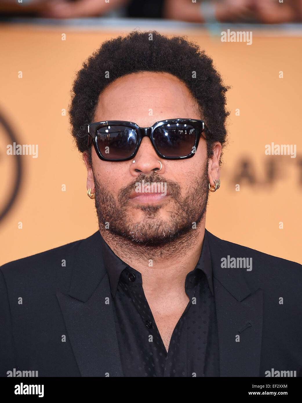 Los Angeles, California, USA. 25th Jan, 2015. Lenny Kravitz arrives for ...