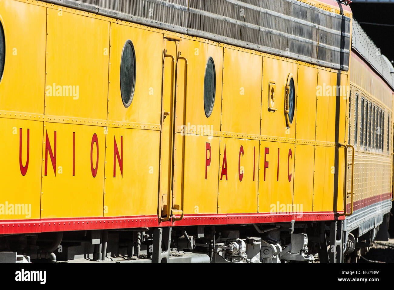 A Union Pacific railroad car Stock Photo - Alamy