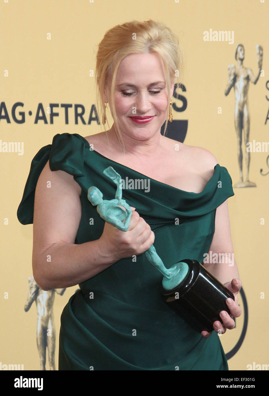 Los Angeles, California, USA. 25th Jan, 2015. Patricia Arquette poses ...