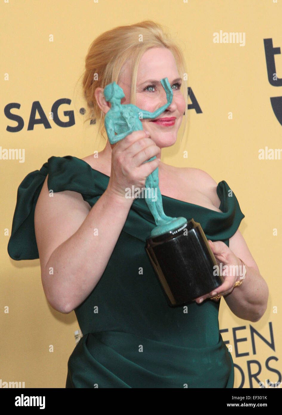 Los Angeles, California, USA. 25th Jan, 2015. Patricia Arquette poses ...