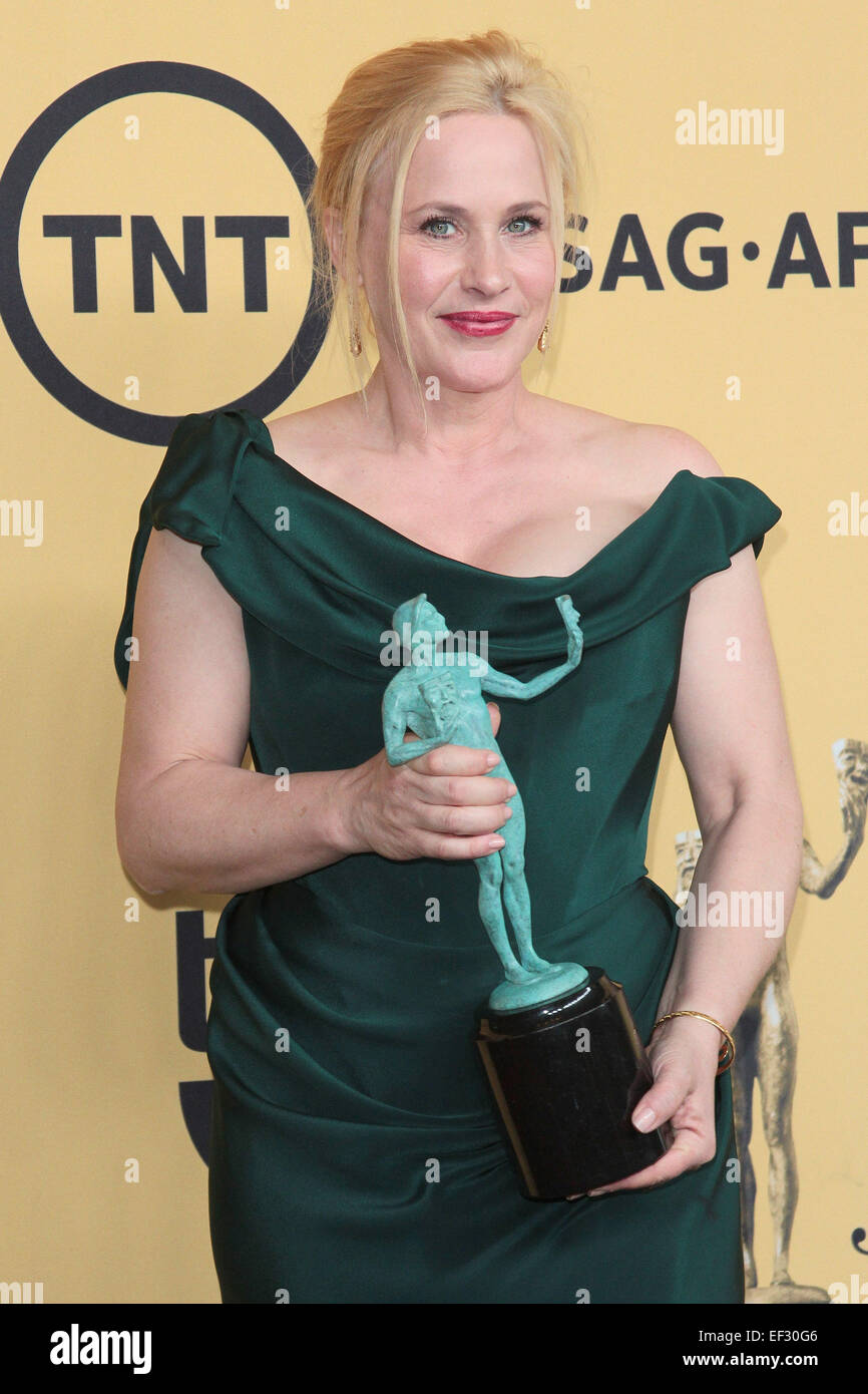 Los Angeles, California, USA. 25th Jan, 2015. PATRICIA ARQUETTE wins ...