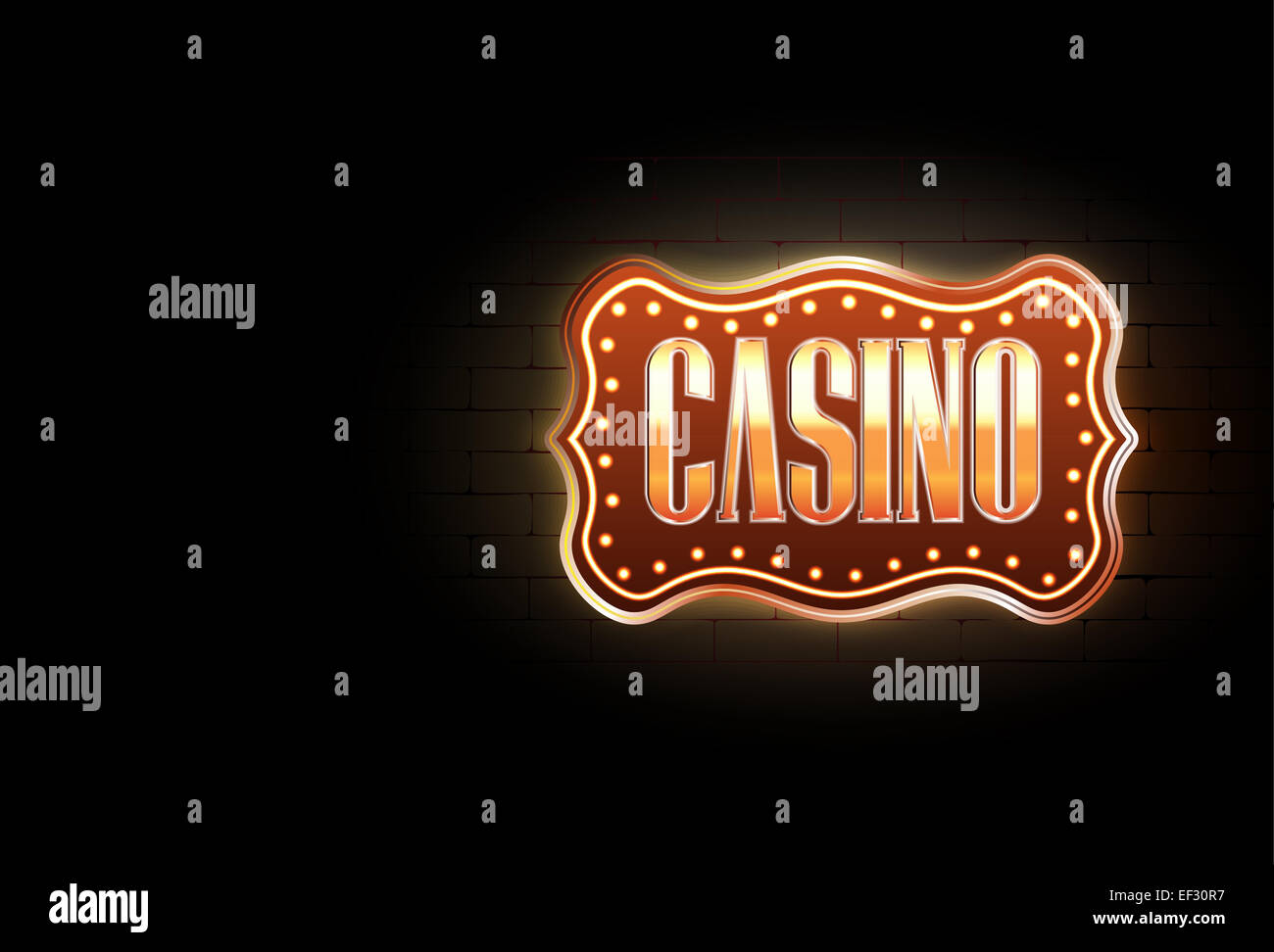 Casino light sign hi-res stock photography and images - Alamy