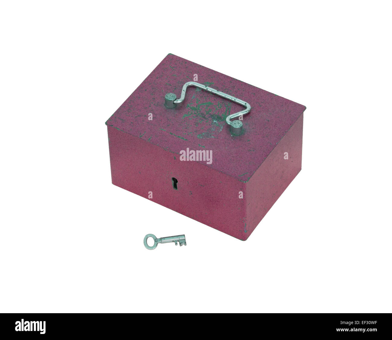Red box lock Cut Out Stock Images & Pictures - Alamy