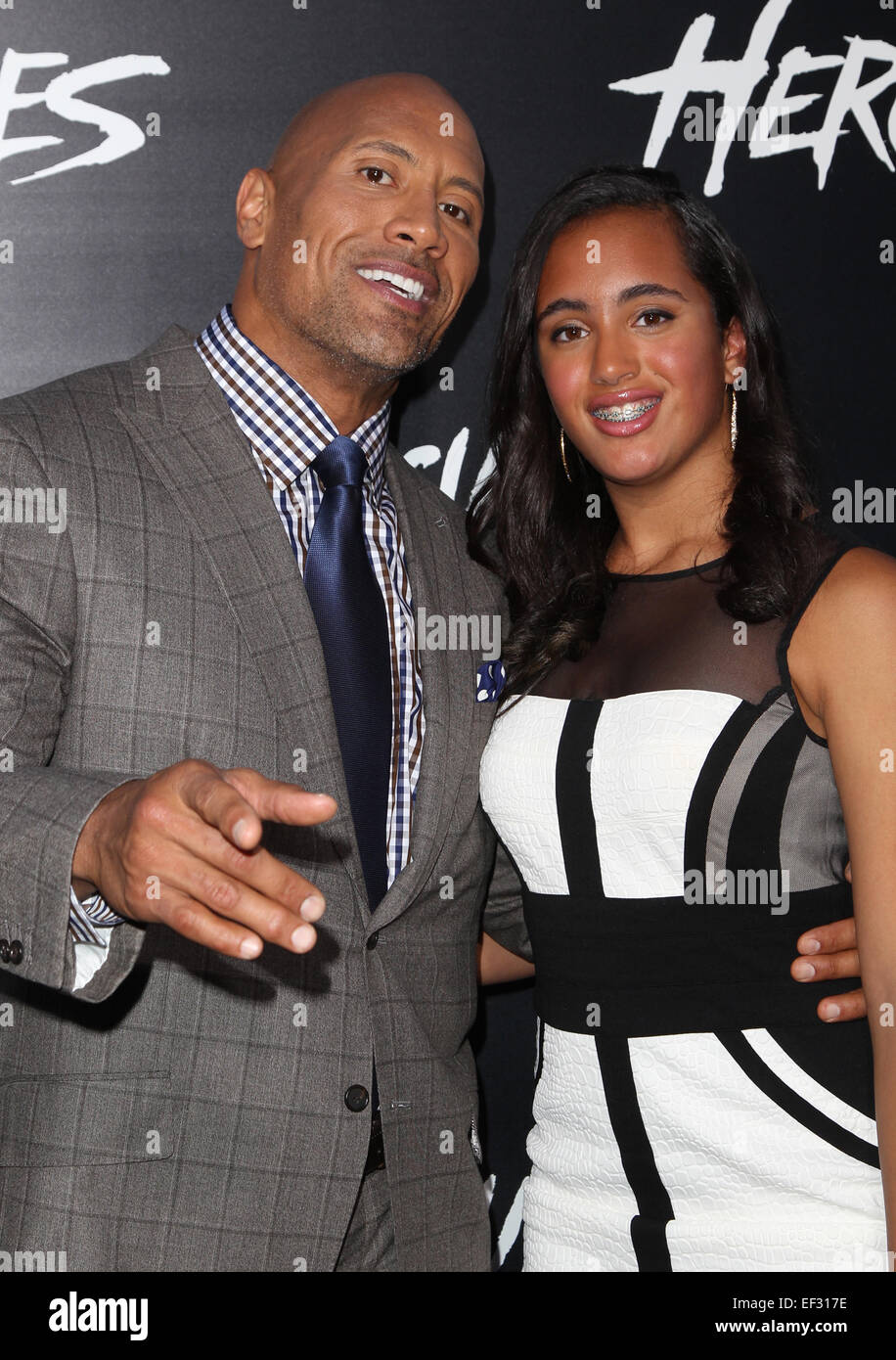 Premiere Of Paramount Pictures' Hercules Featuring: Dwayne Johnson ...