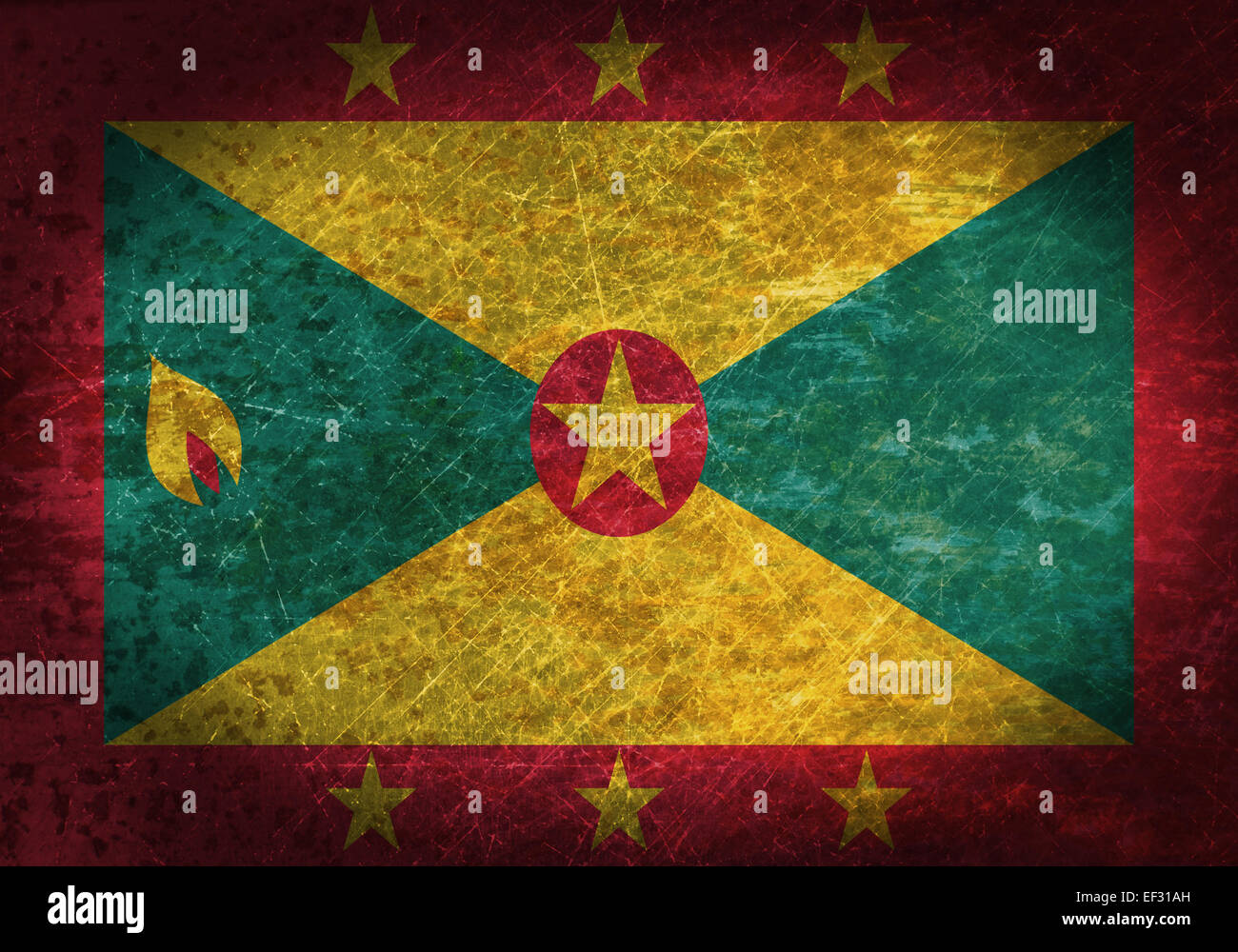 Flag grenada hi-res stock photography and images - Alamy