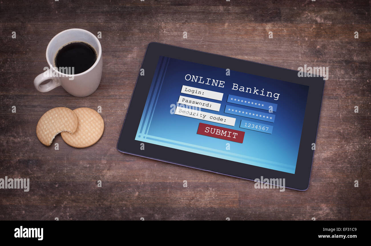 Online banking security device hi-res stock photography and images - Alamy