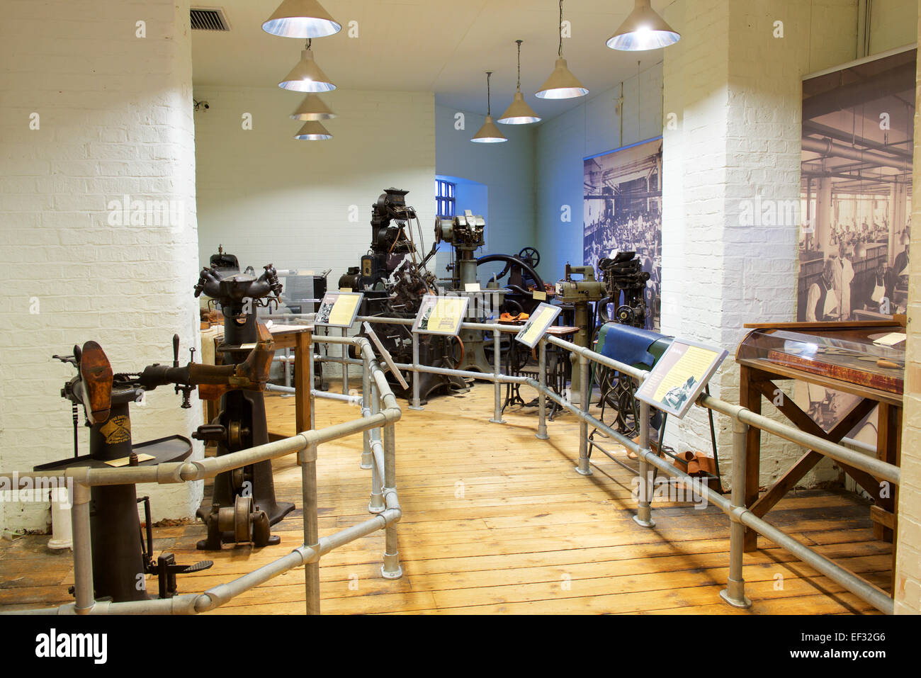 Display in the museum and art gallery, Northampton, Northamptonshire ...