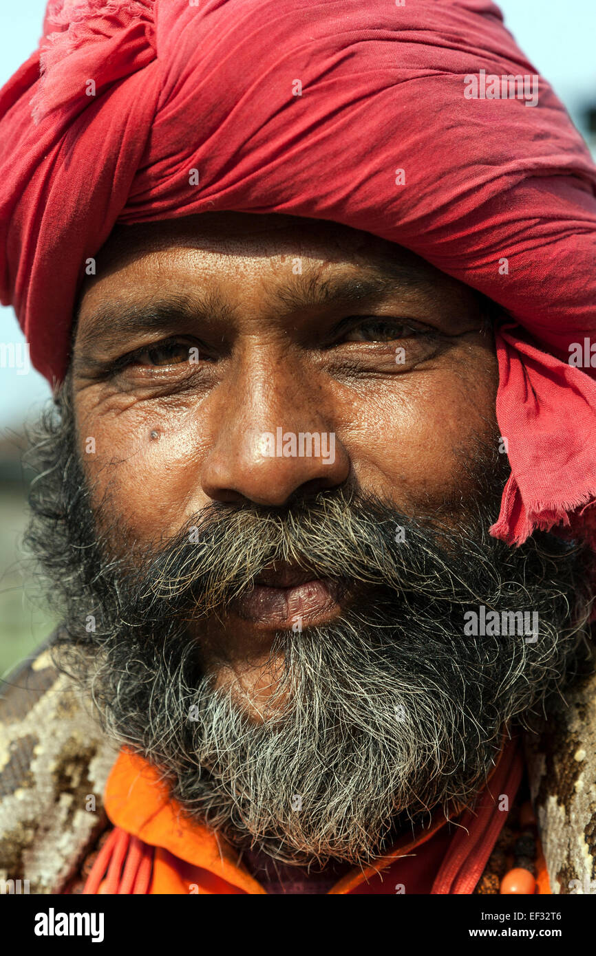 Man In A Red Turban