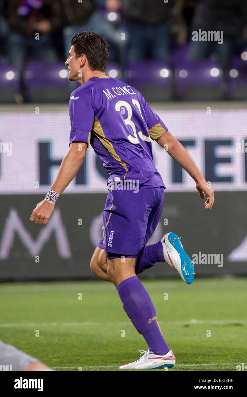 Firenze, Italy. 25th Jan, 2015. Mario Gomez (Fiorentina) Football ...