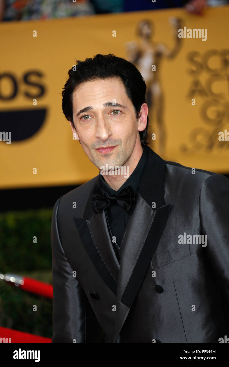 Actor Adrien Brody Arrives At The 21st Annual Screen Actors Guild Awads