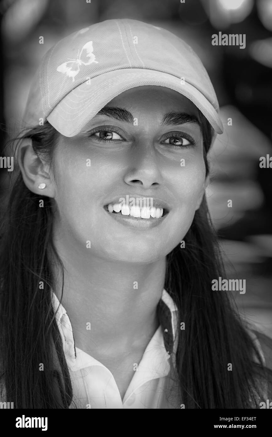 Portrait of a female guide in Costa Rica Stock Photo - Alamy