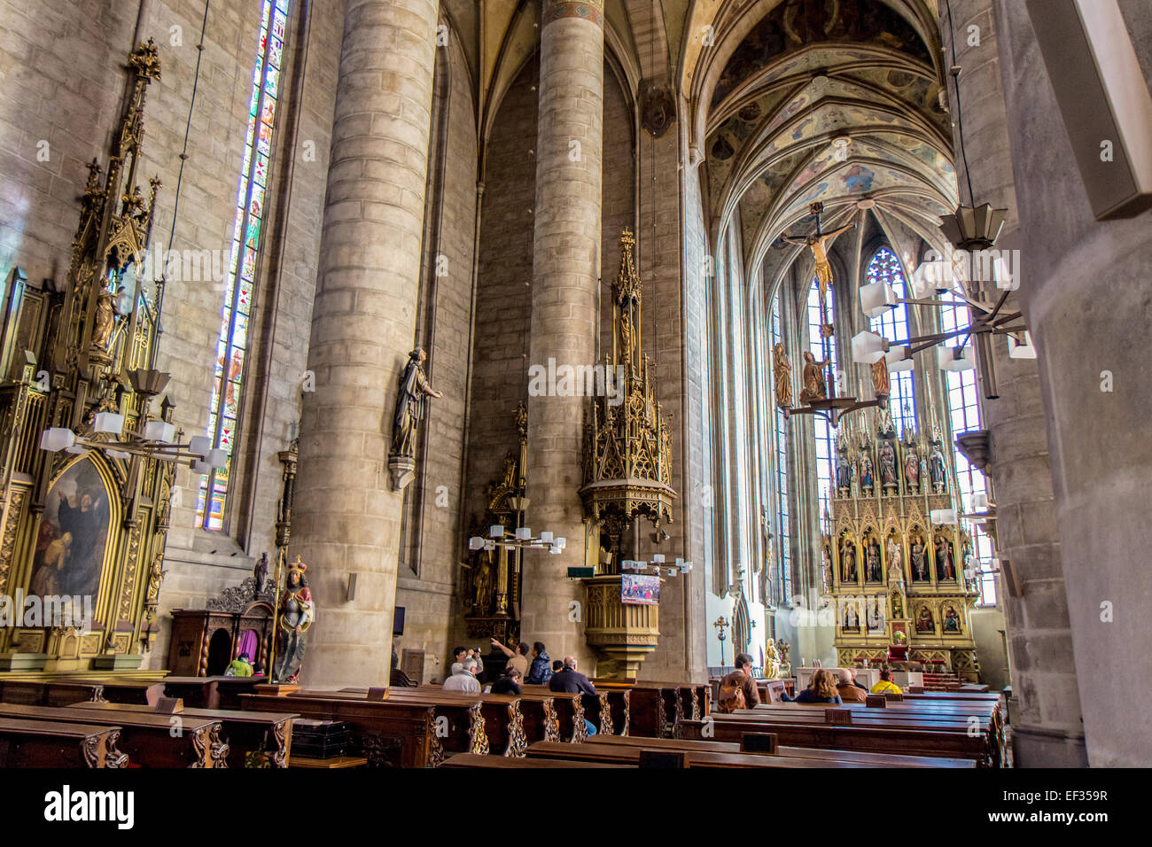 Czech Republic: Inside St. Bartholomew's Cathedral in Plzen. Photo from ...