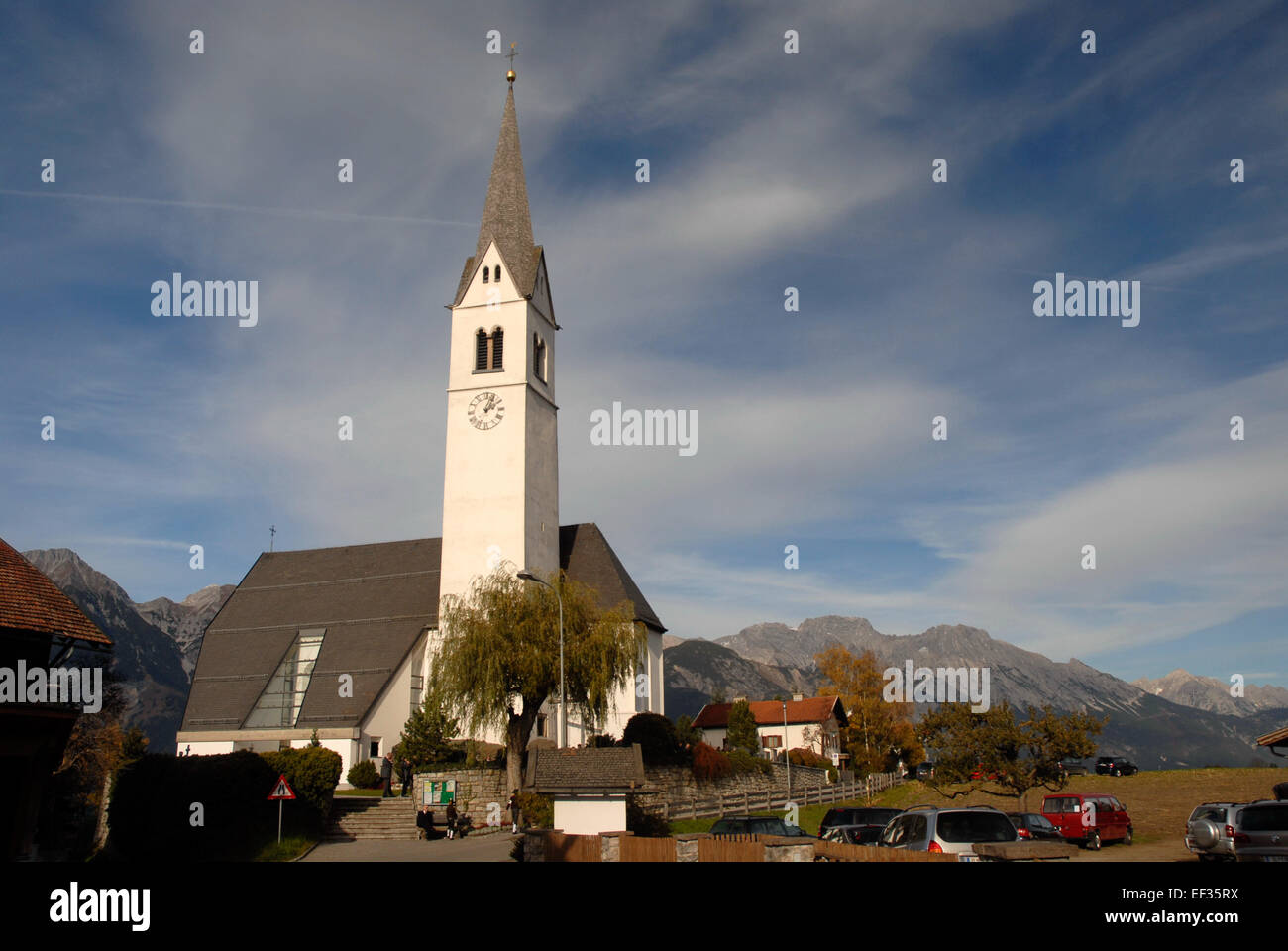 The parish church in Aldrans is an iconic building known for its ...