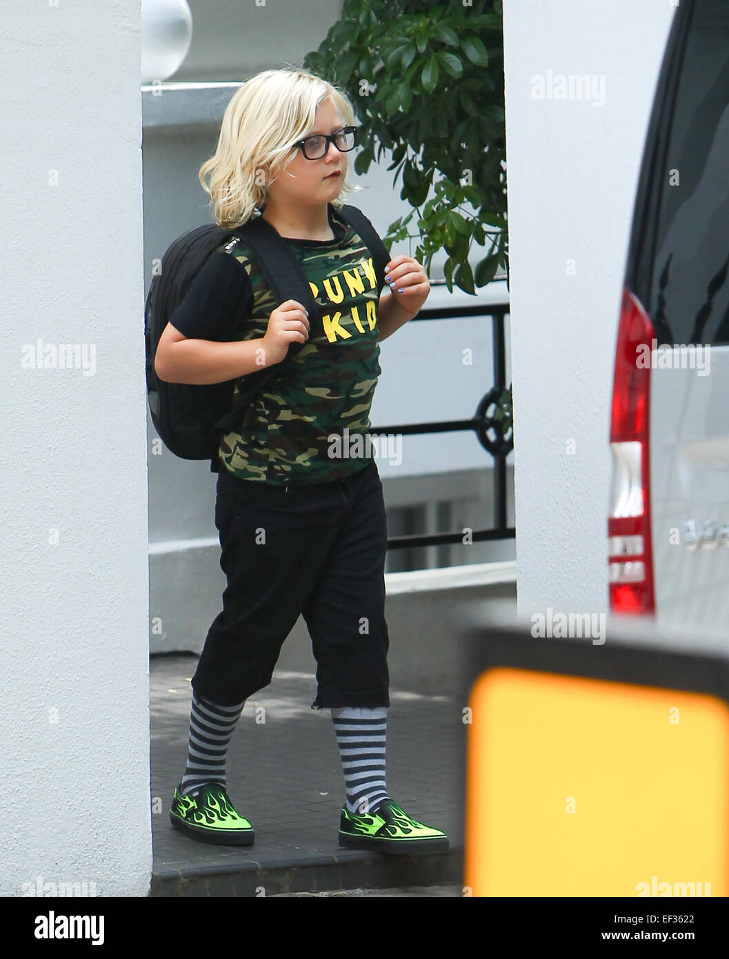 Gwen Stefani and Gavin Rossdale leave their London home with their ...