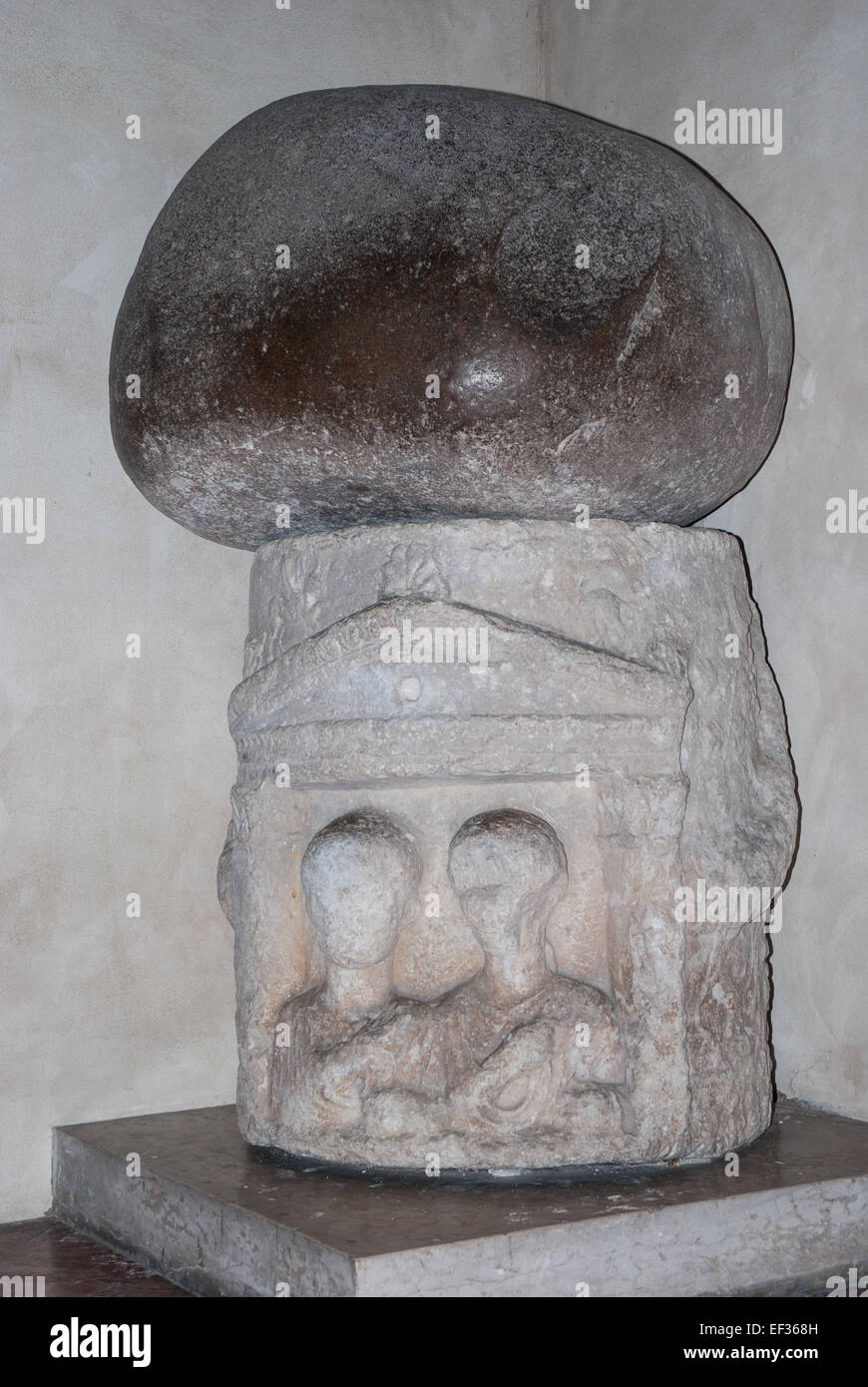 Funeral Altar in the Church of San Zeno in Oratorio, Italy Stock Photo ...