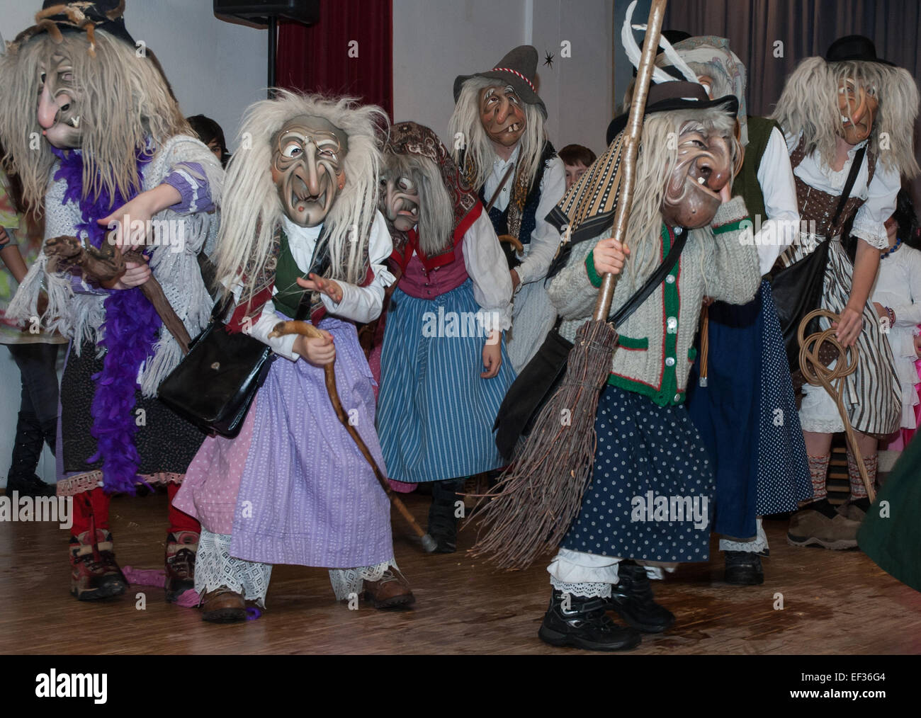 The Baumkirchner Junghexen, or young witches, are part of a local ...