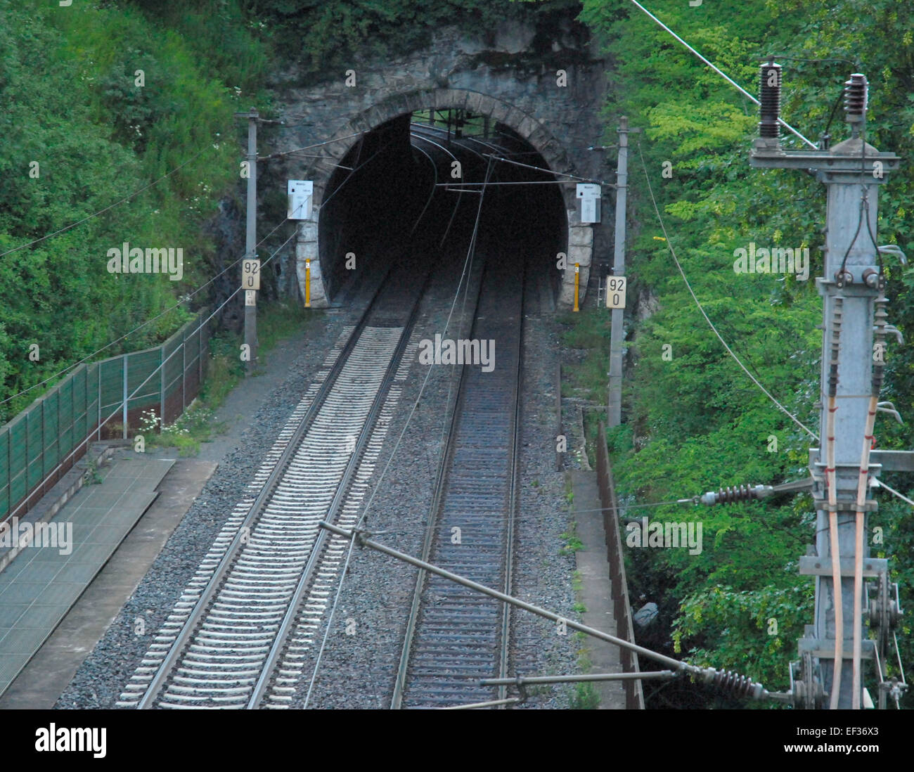 The Brennerbahn Tunnel in Matrei is an important railway tunnel along ...