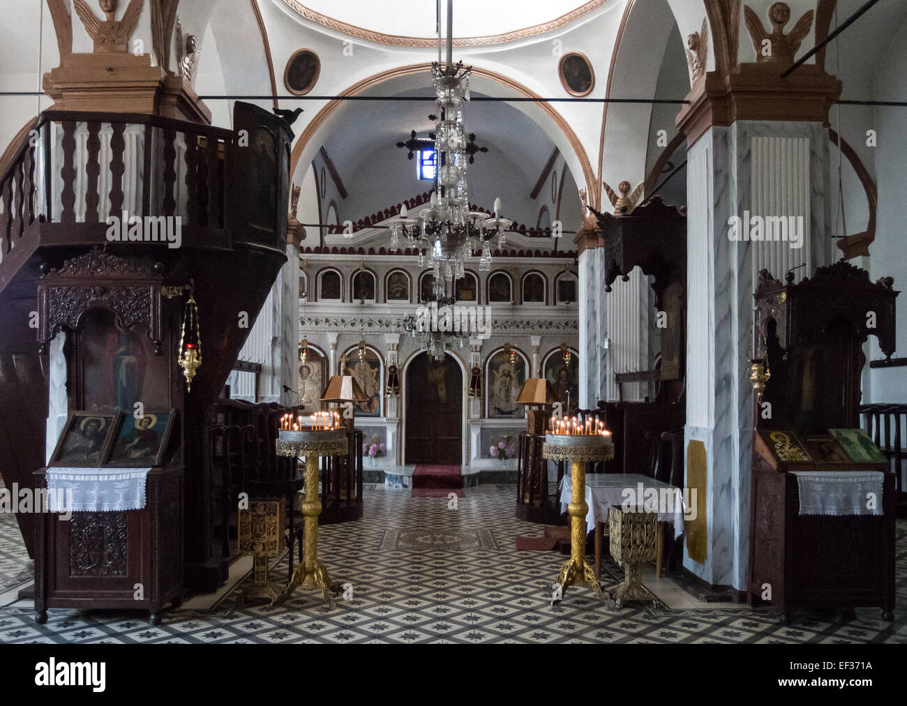 The Church of Palaios Panteleimonas in Greece, a historical Byzantine ...