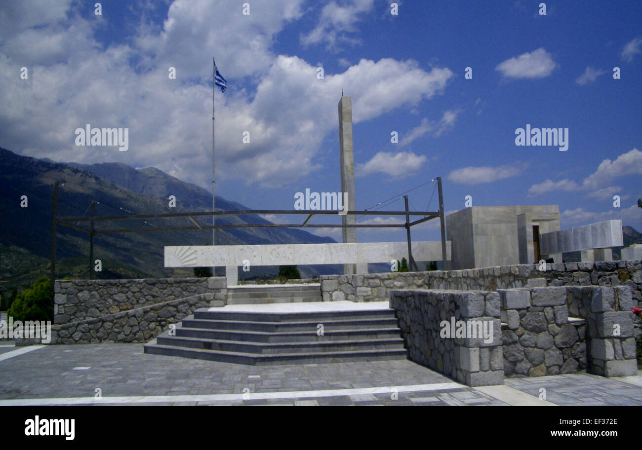Distomo Memorial, Greece, commemorating victims of WWII atrocities ...
