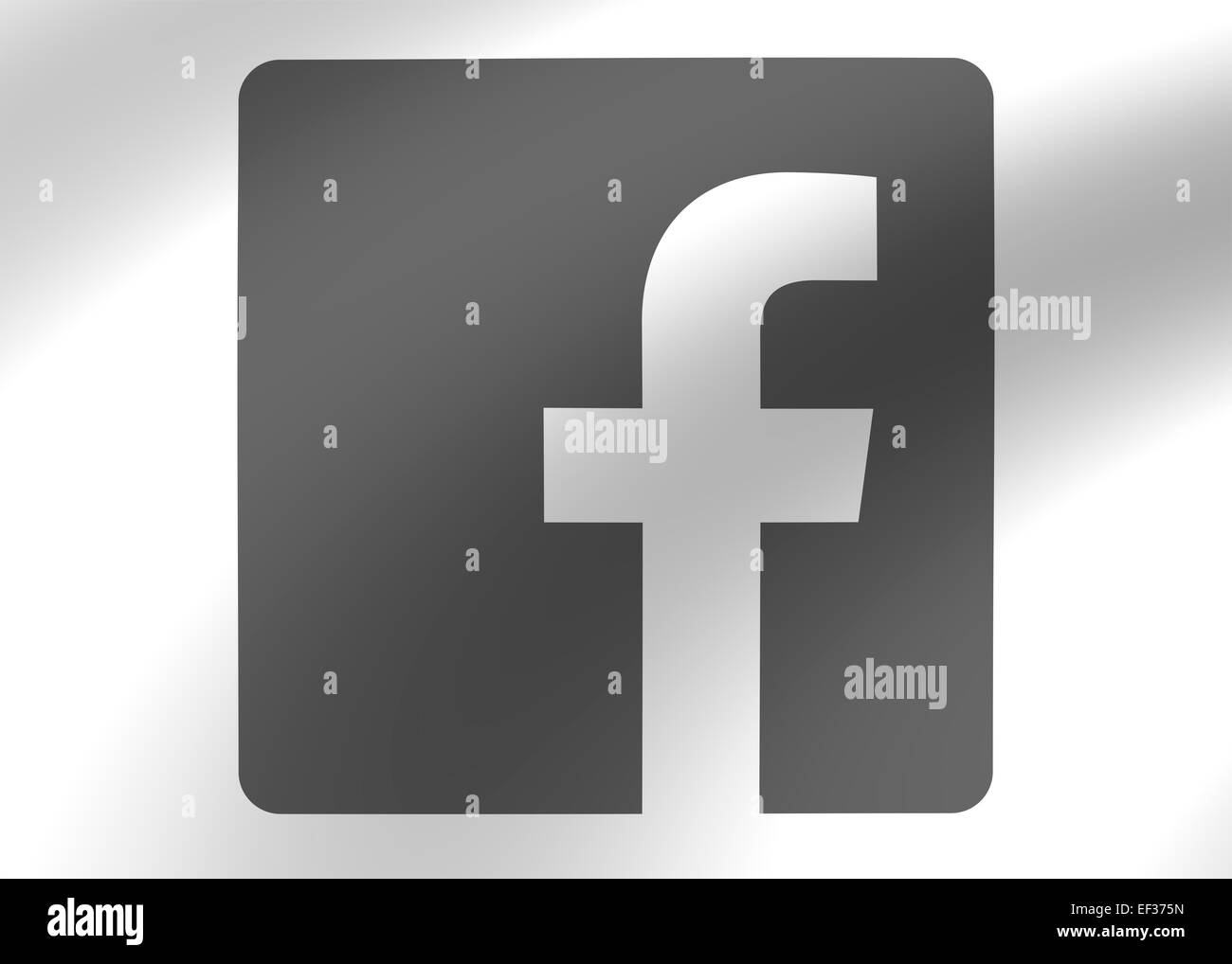Facebook logo icon symbol emblem Stock Photo - Alamy