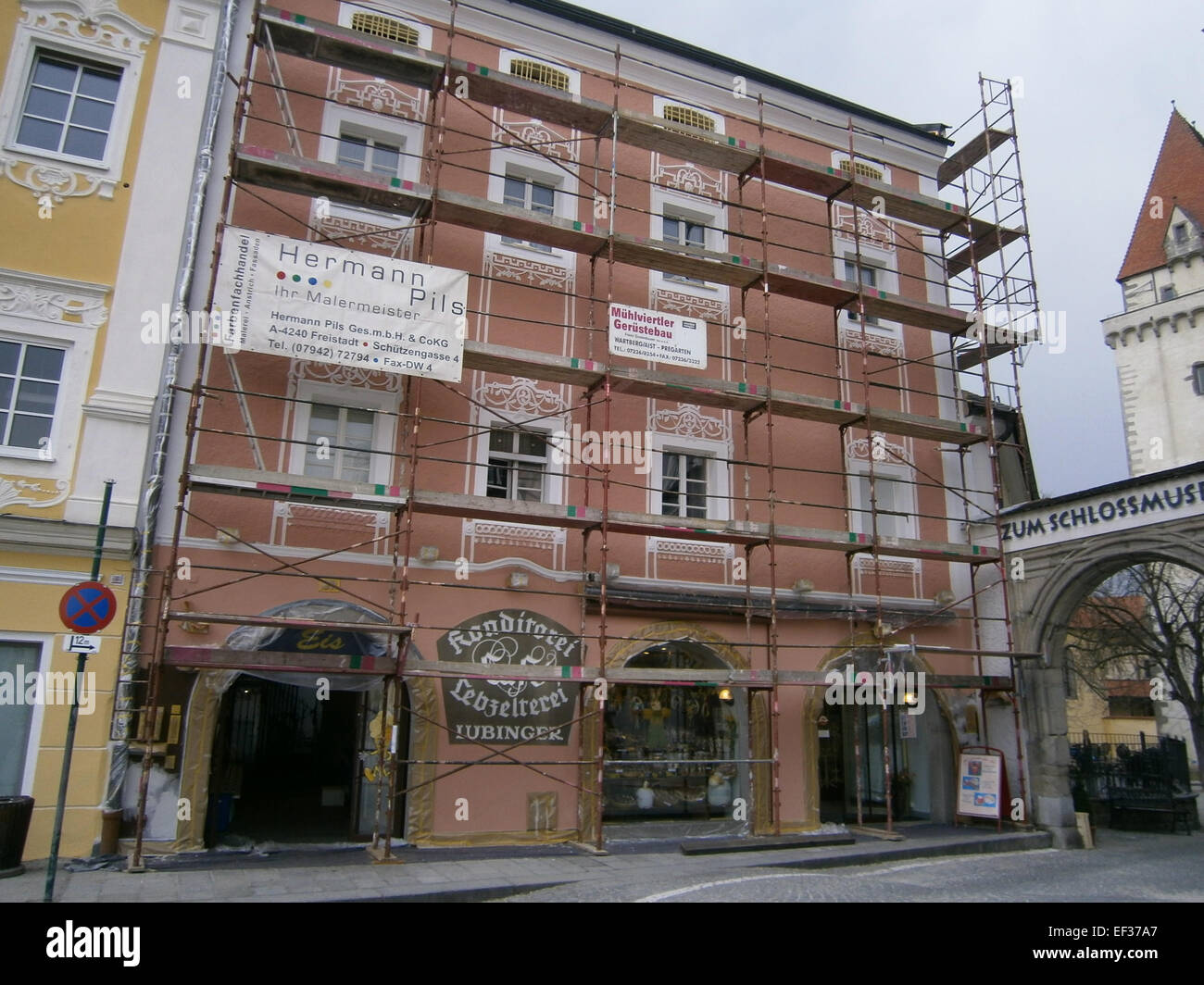 Freistadt, Austria, Hauptplatz 10 is a prominent historical building in ...
