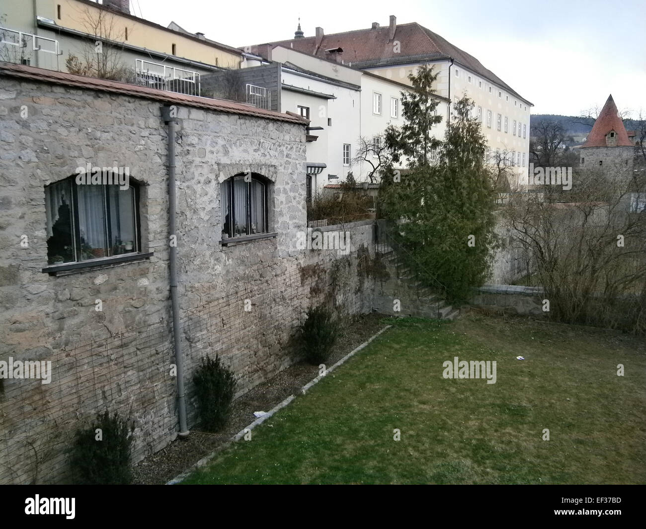 Freistadt Mauer near Höllplatz 2-3, a historic part of Freistadt in ...