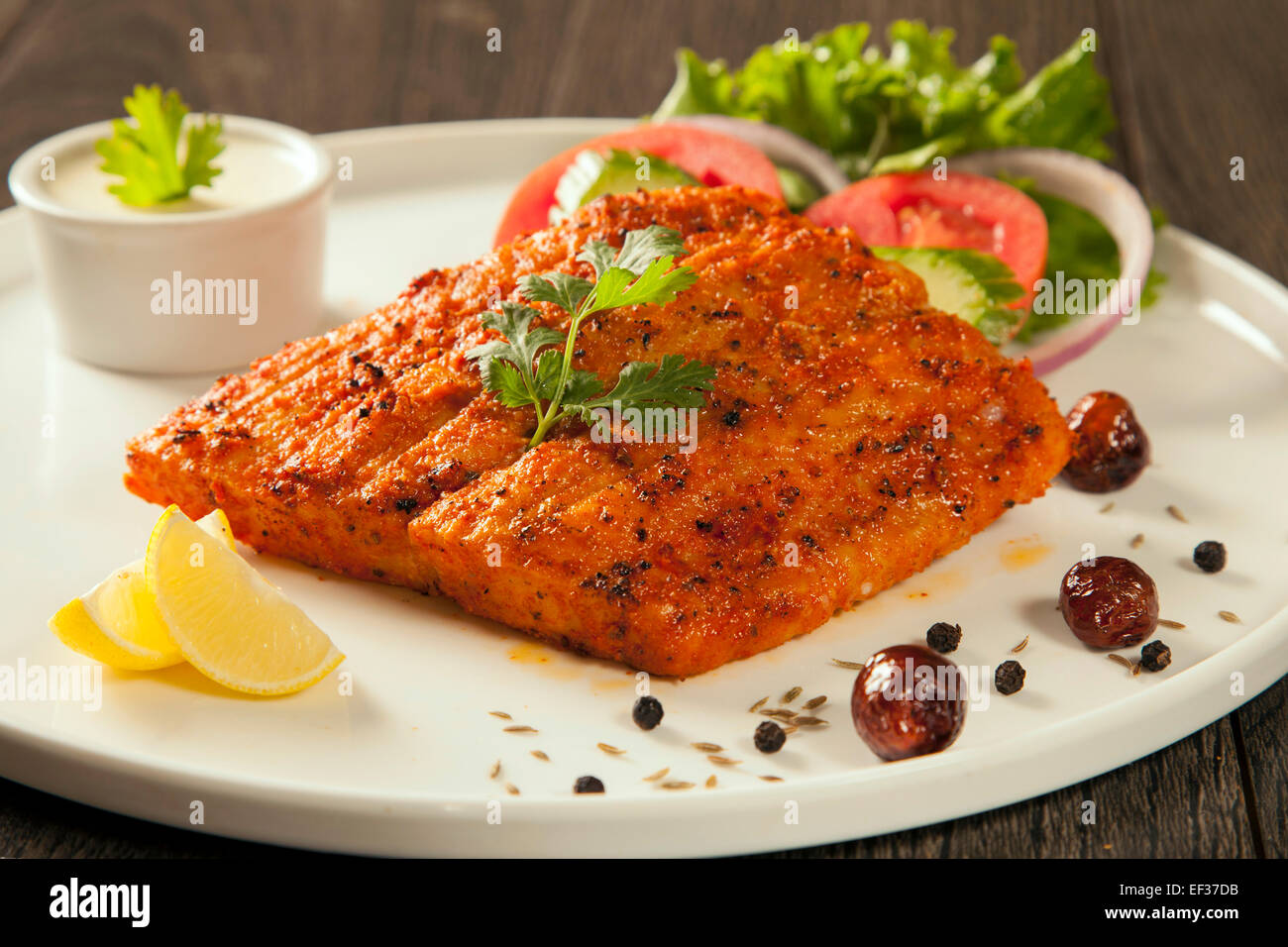 Fish tikka hi-res stock photography and images - Alamy