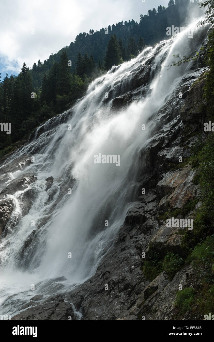 Grawafall, a stunning waterfall in Austria, known for its picturesque ...