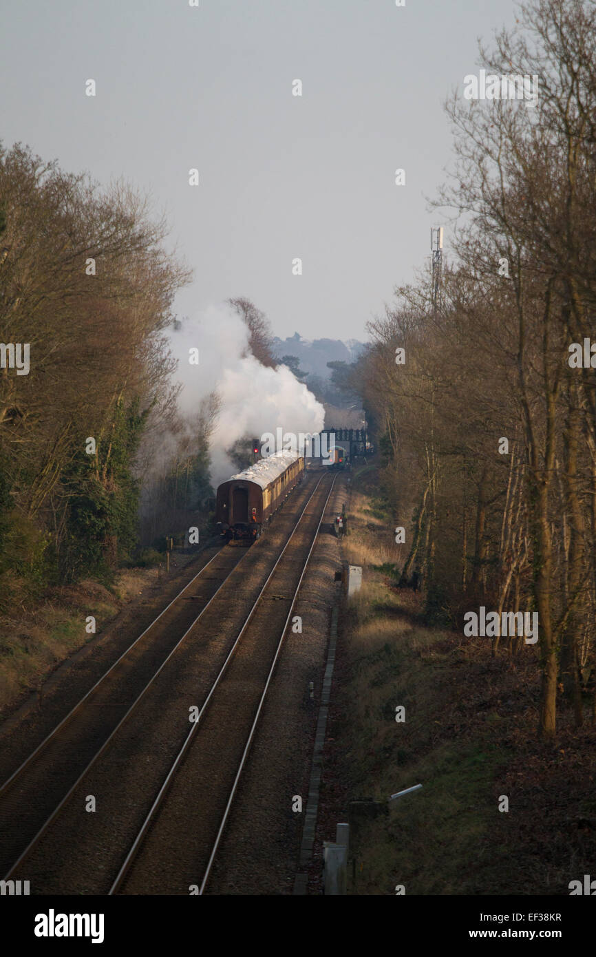 Clan line steam train hi-res stock photography and images - Alamy