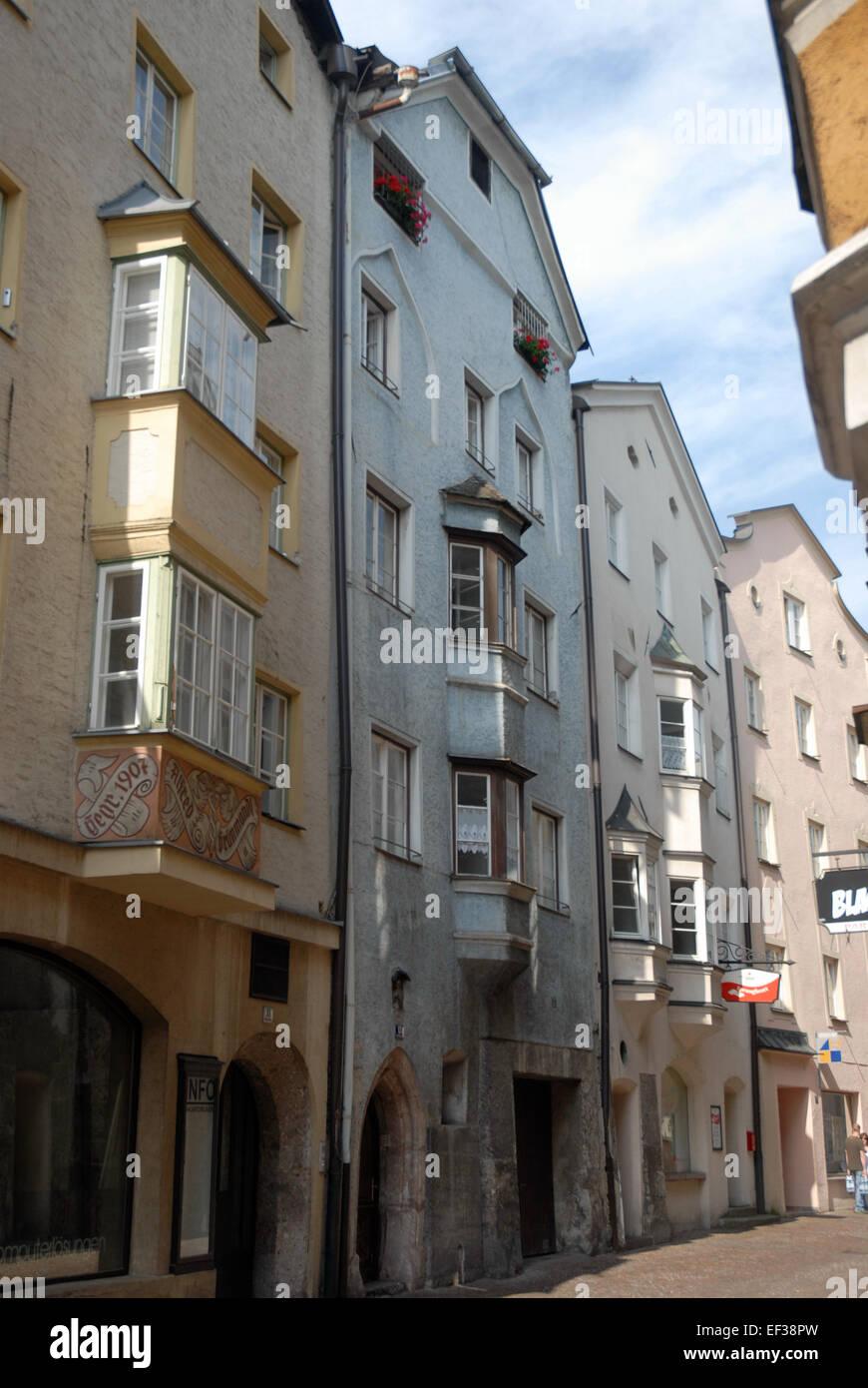 An example of historic tyrolean architecture hi-res stock photography ...