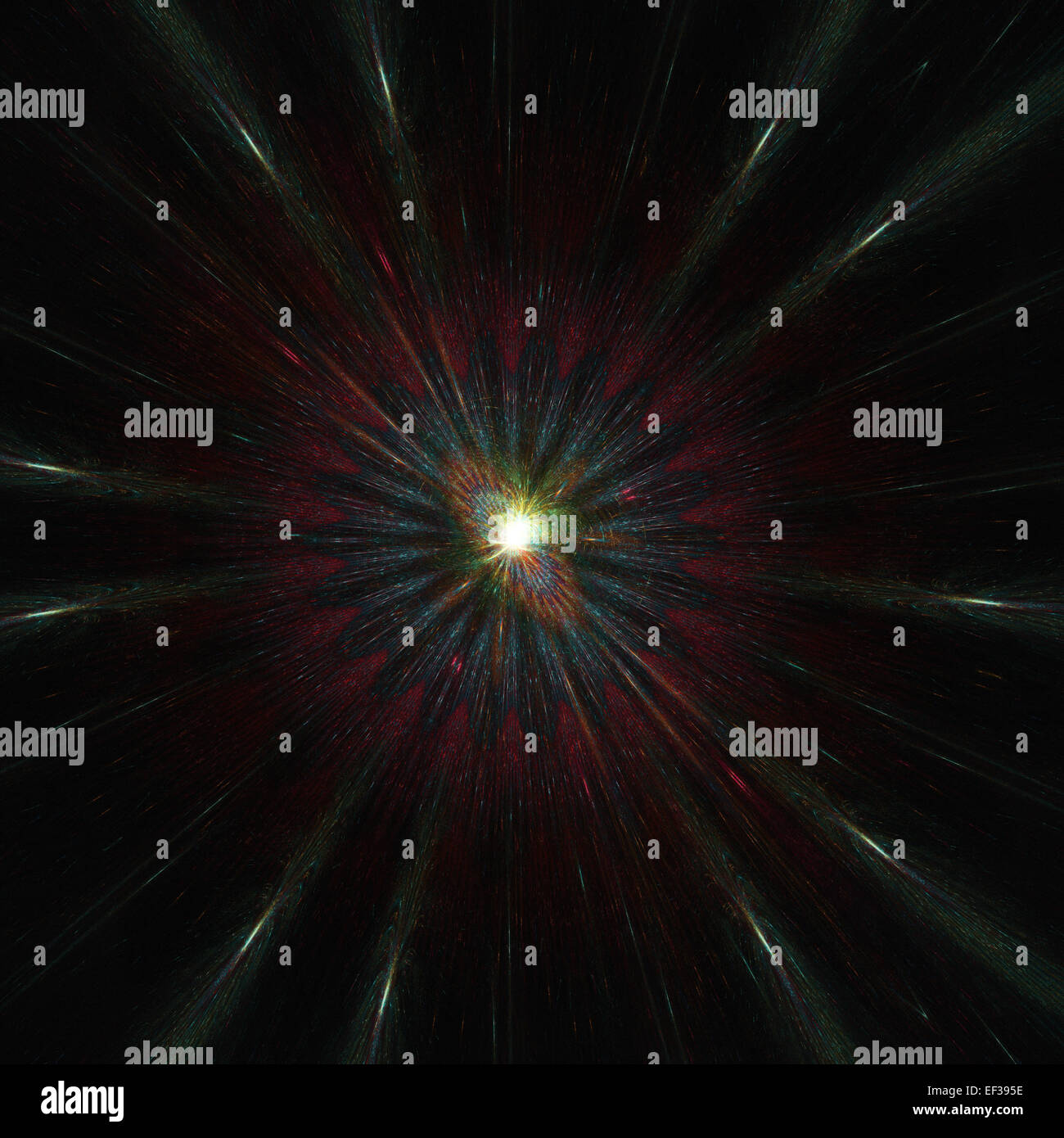 Digital Illustration of a Supernova Stock Photo - Alamy